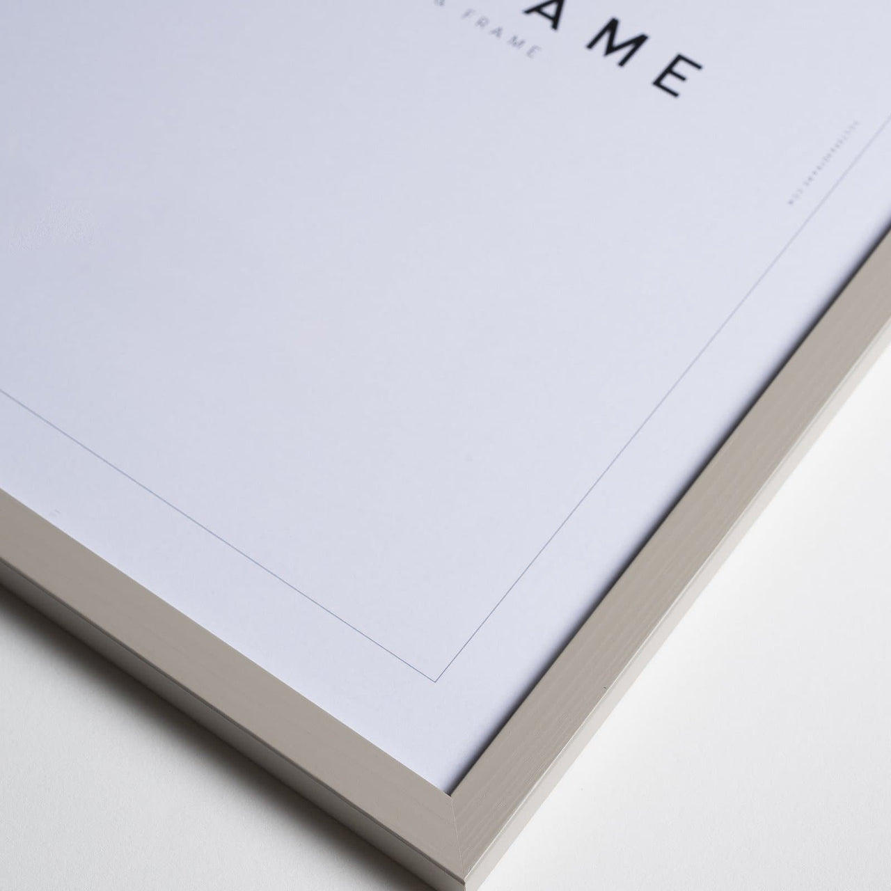 Cashmere Grey Wood Frame – Wonderhagen